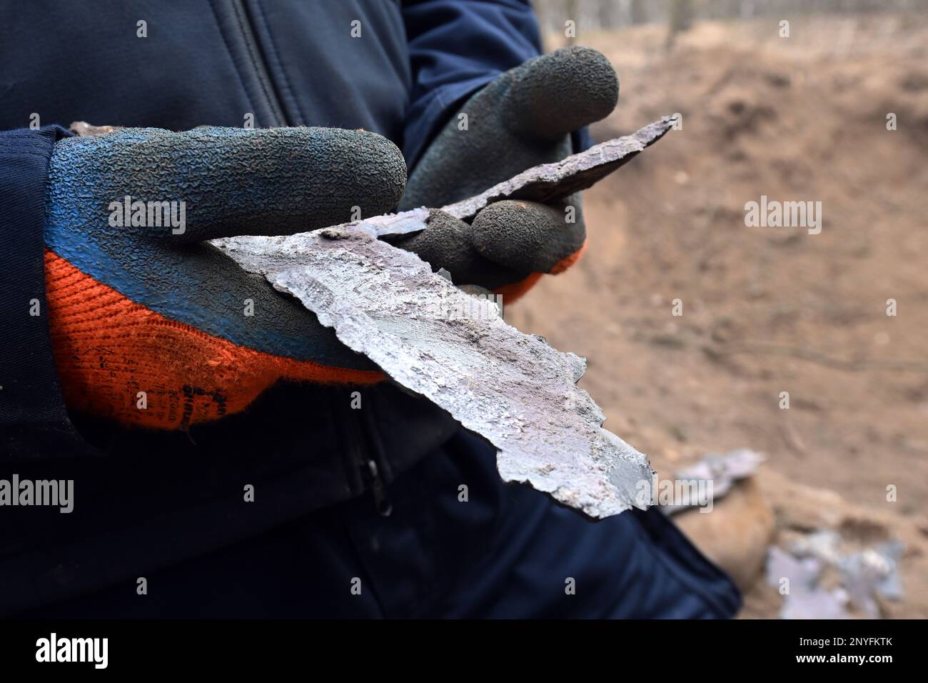 Potsdam, Germany. 02nd Mar, 2023. Demolition expert Mike Schwitzke ...