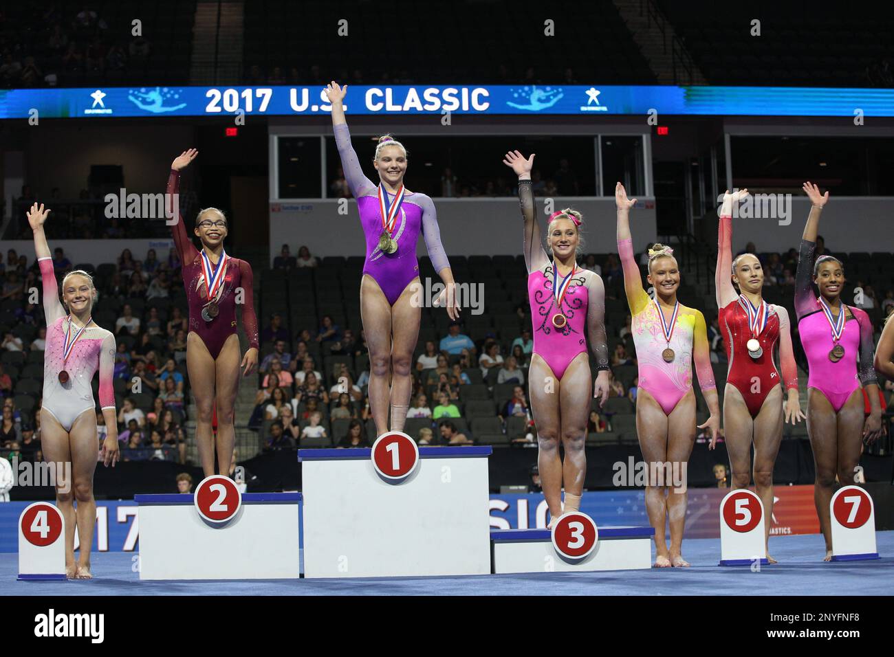 July 29, 2016: Gymnast Jade Perry wins the floor exercise at the 2017 U ...