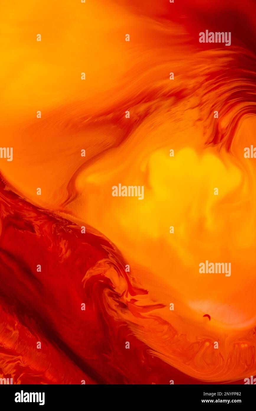 Orange paint splash in slow hi-res stock photography and images - Alamy