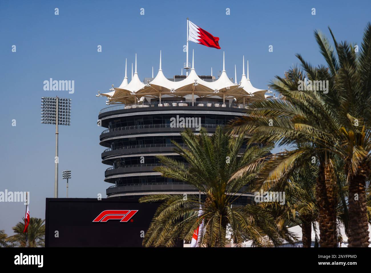 Sakhir, Bahrain. 2nd Mar, 2023. Bahrain International Circuit ahead of ...