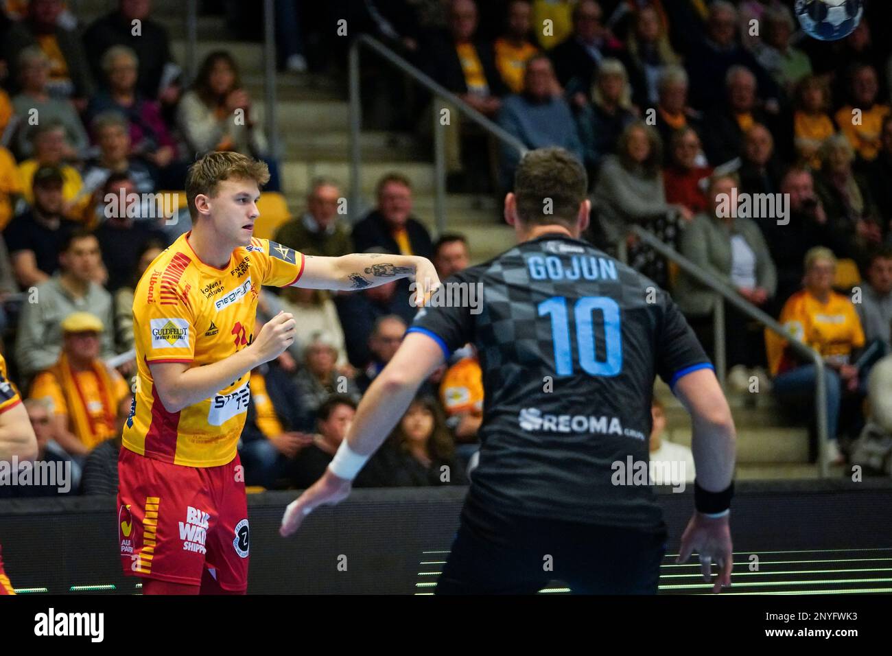 Odense, Denmark. 01st Mar, 2023. Emil Madsen (11) of GOG seen in the ...