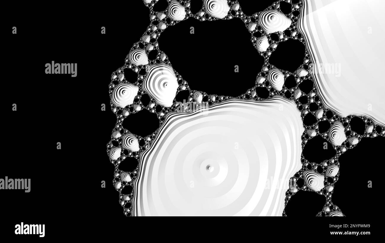 Abstract Computer generated Fractal design. A fractal is a never-ending ...