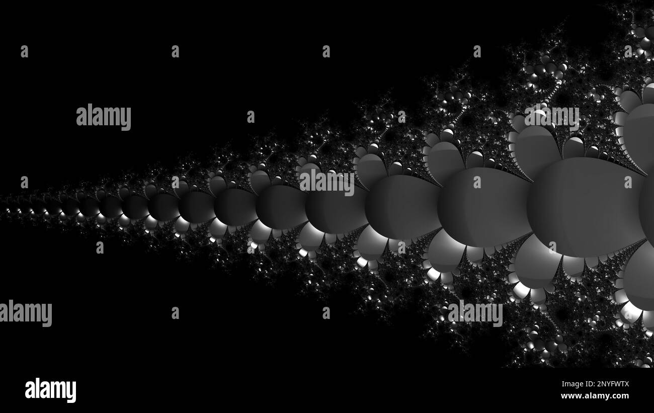 Abstract Computer generated Fractal design. A fractal is a never-ending ...