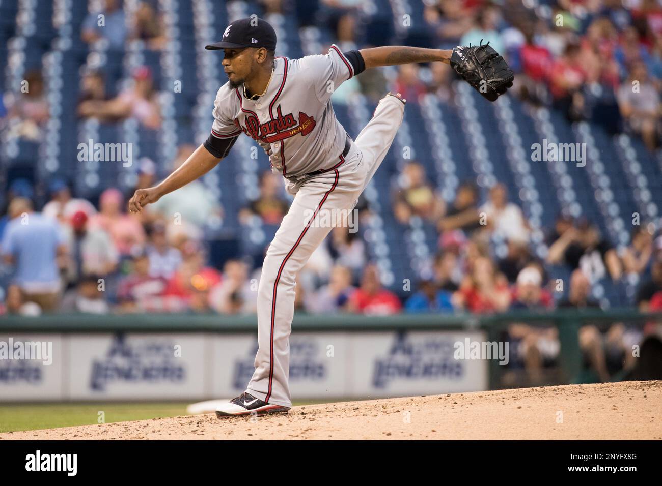July 28, 2017: Atlanta Braves starting pitcher Julio Teheran (49 ...
