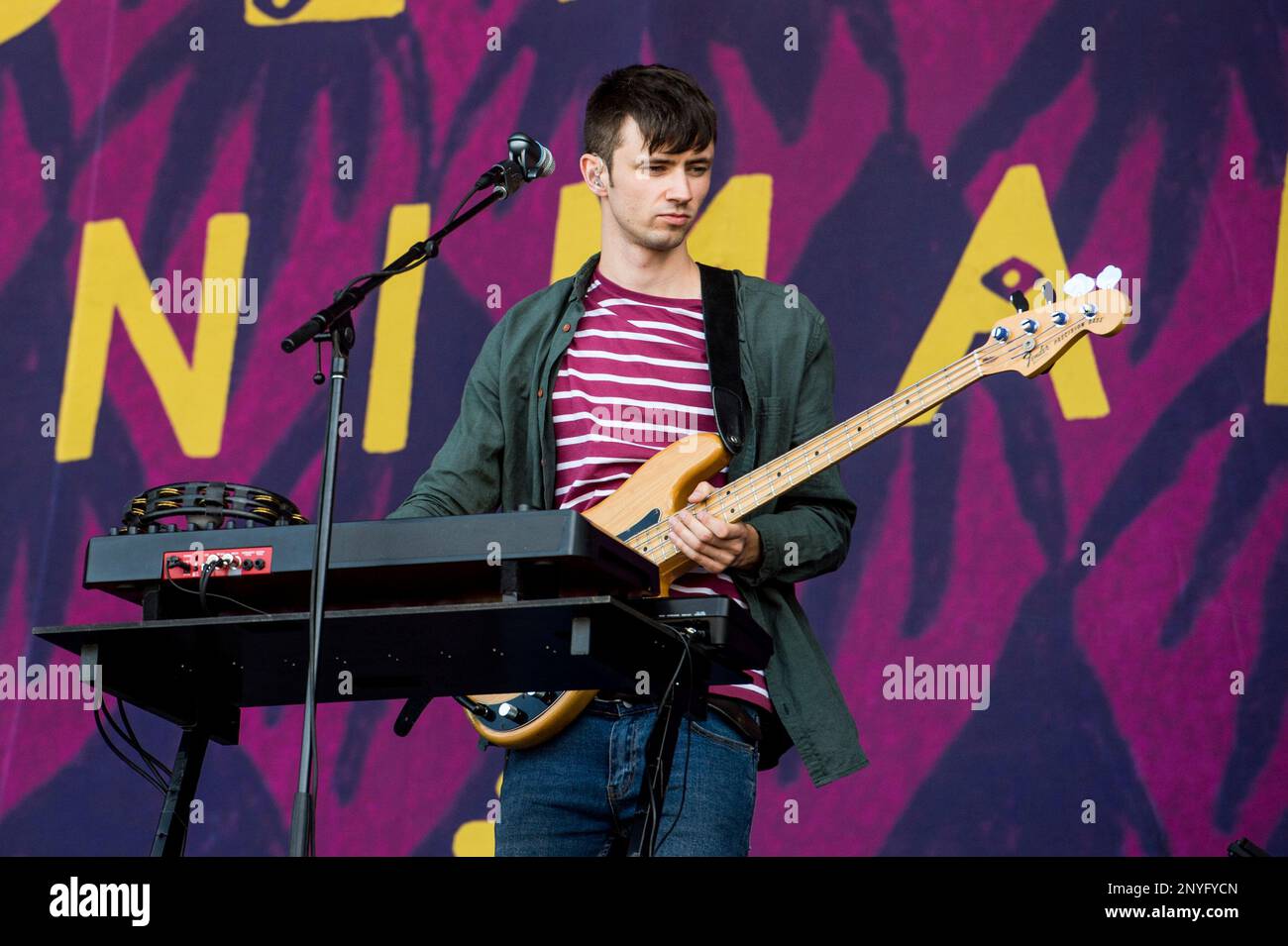 Edmund Irwin-Singer of Glass Animals performs during Lollapalooza at ...