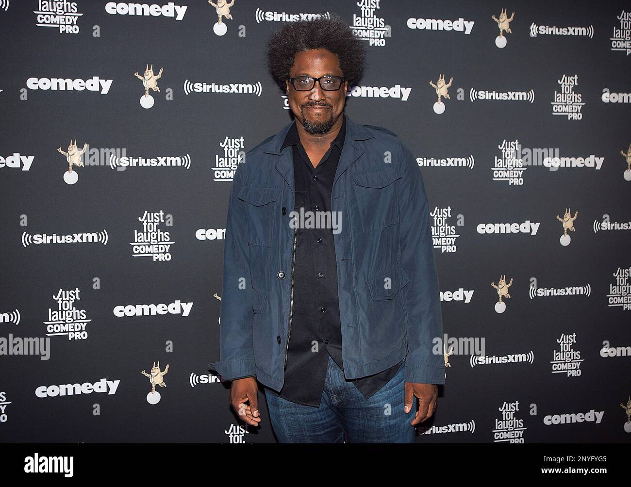 Comedian and CNN host W. Kamau Bell poses as he arrives for the Just ...