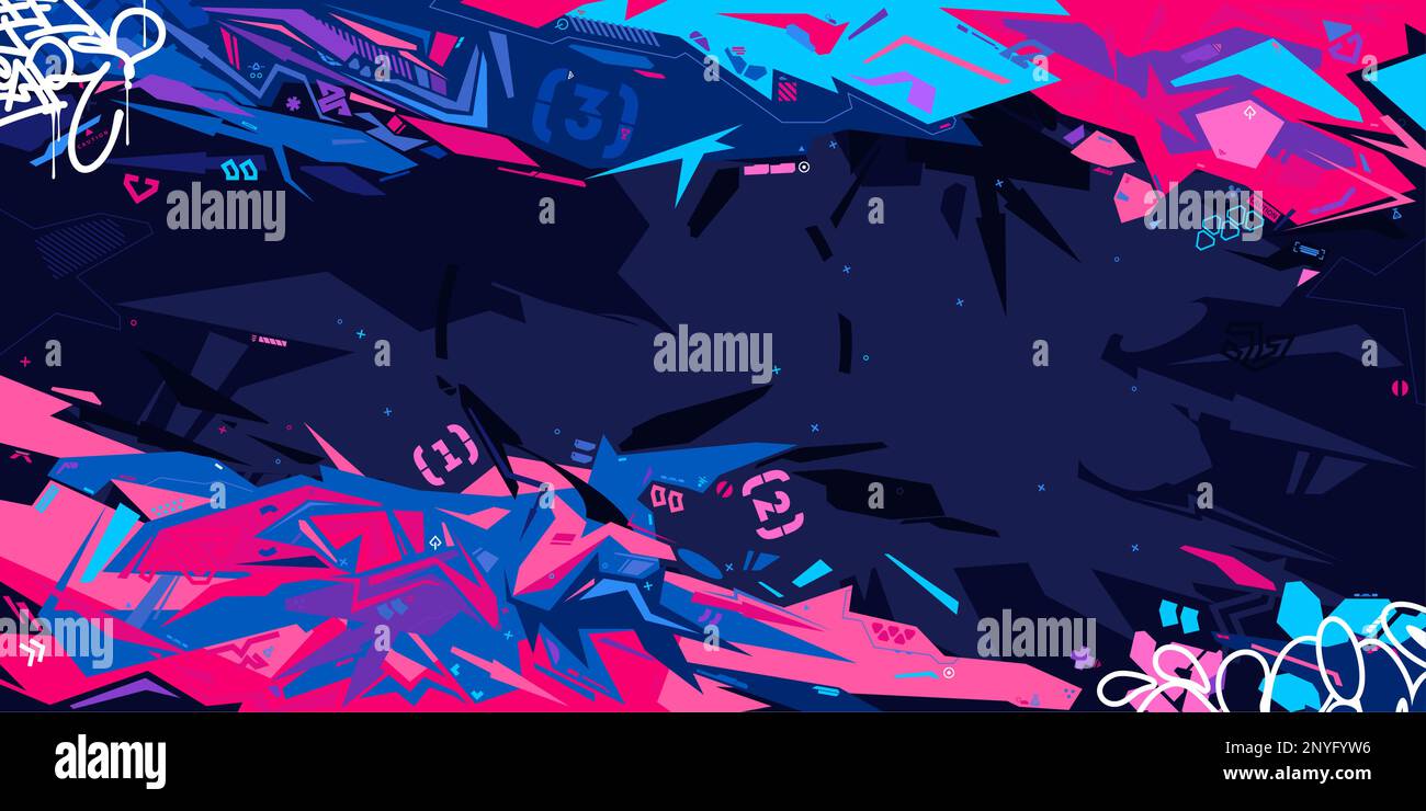 Trendy Dark Futuristic Mecha Gundam Cyberpunk Metaverse Colorful ...