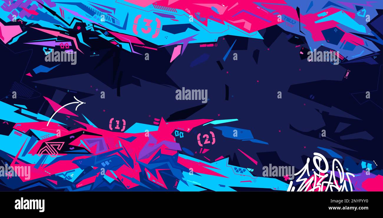 Trendy Dark Futuristic Mecha Gundam Cyberpunk Metaverse Colorful ...