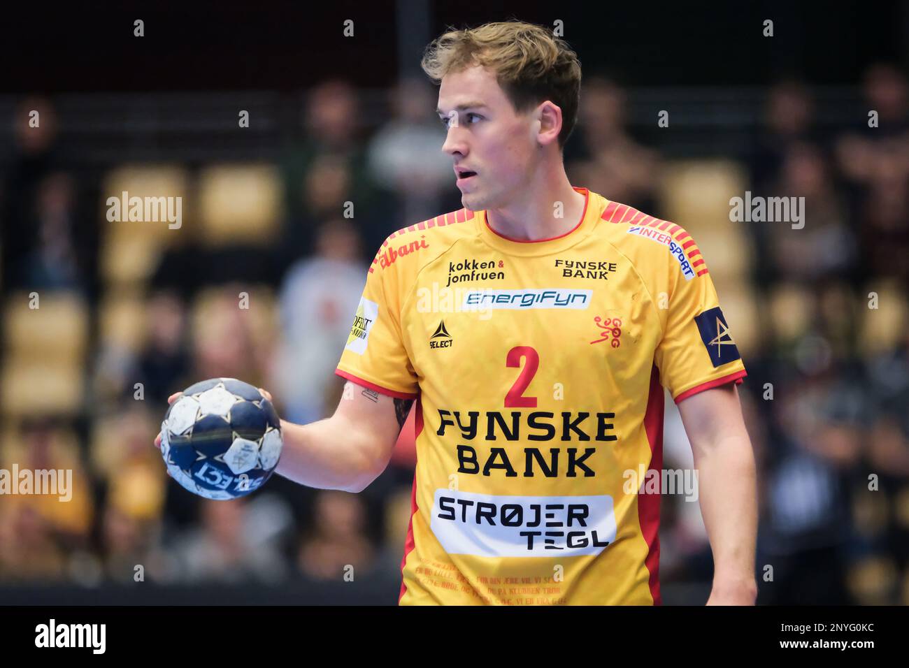 Odense, Denmark. 01st Mar, 2023. Simon Pytlick (2) of GOG seen in the ...