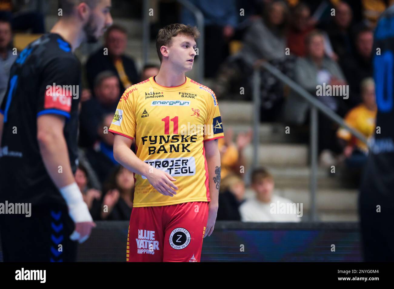 Odense, Denmark. 01st Mar, 2023. Emil Madsen (11) of GOG seen in the ...
