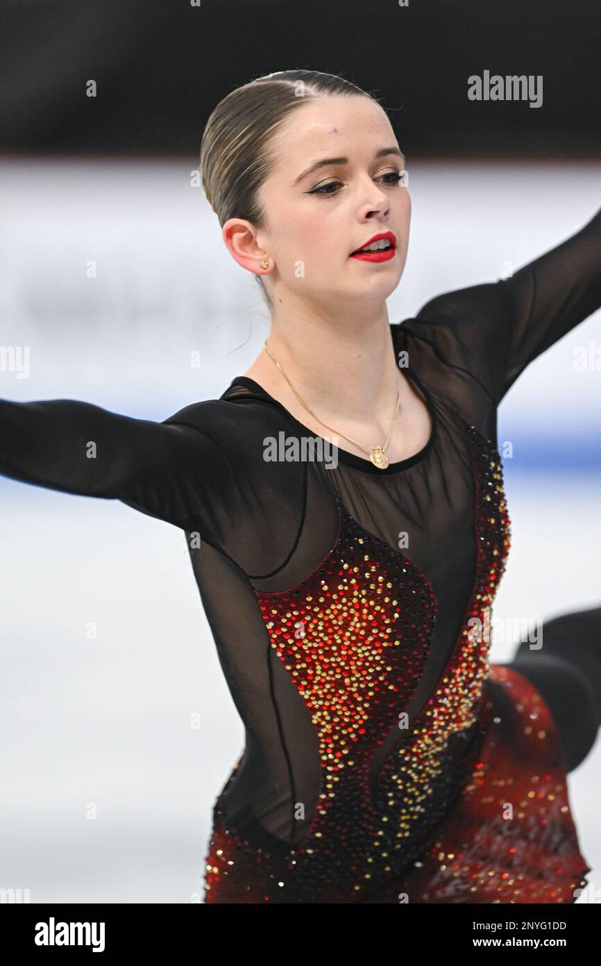 Jade HOVINE (BEL), during Junior Women Short Program, at the ISU World ...