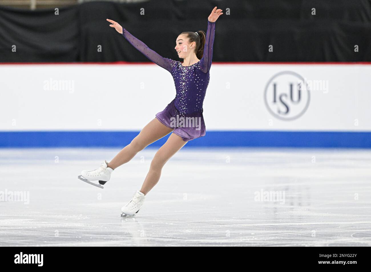 Kaiya RUITER (CAN), during Junior Women Short Program, at the ISU World ...