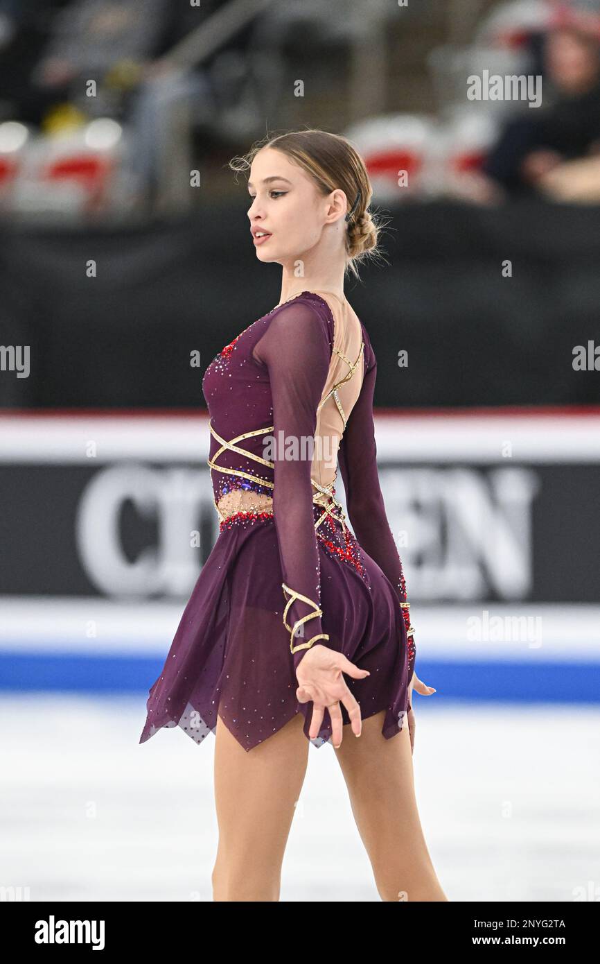Kimmy REPOND (SUI), during Junior Women Short Program, at the ISU World ...
