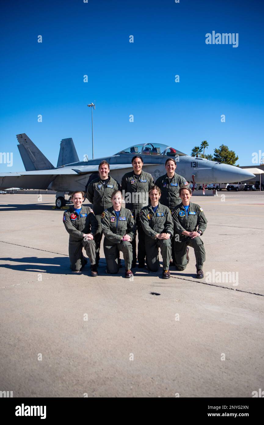 LUKE AIR FORCE BASE, Ariz. (Feb. 10, 2023)-- The All-Women flyover team ...