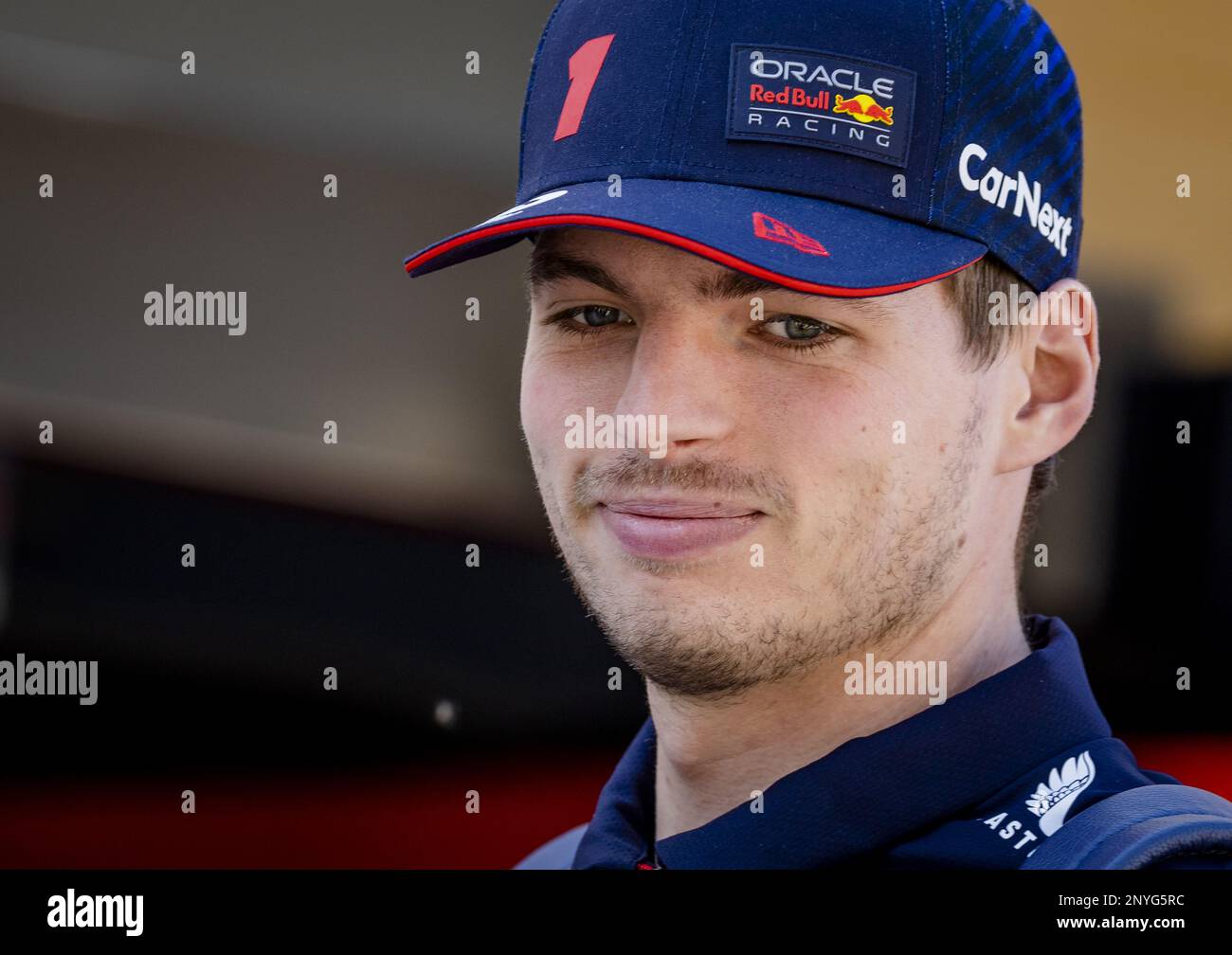 BAHRAIN - Max Verstappen (Red Bull Racing) on arrival at the Bahrain ...