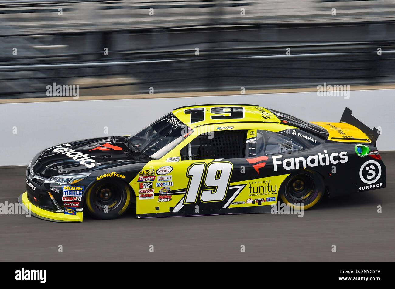 Matt Tifft, Surface / Fanatics Toyota Camry during practice for the ...