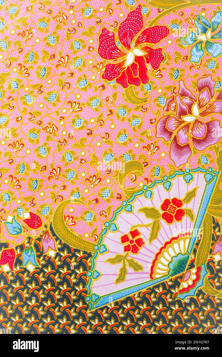 Beautiful batik patterns Stock Photo - Alamy
