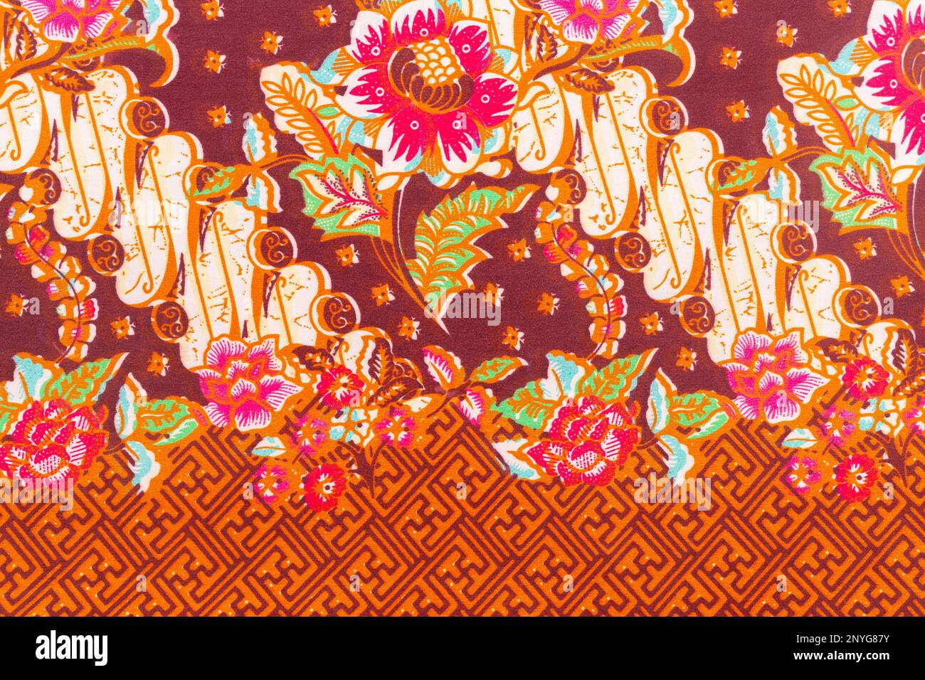 Smooth batik fabric cloth texture Stock Photo - Alamy