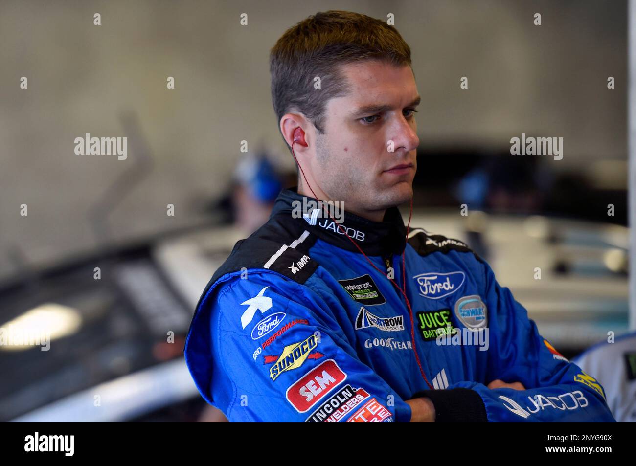 David Ragan, Front Row Motorsports, Dockside Logistics Ford Fusion ...