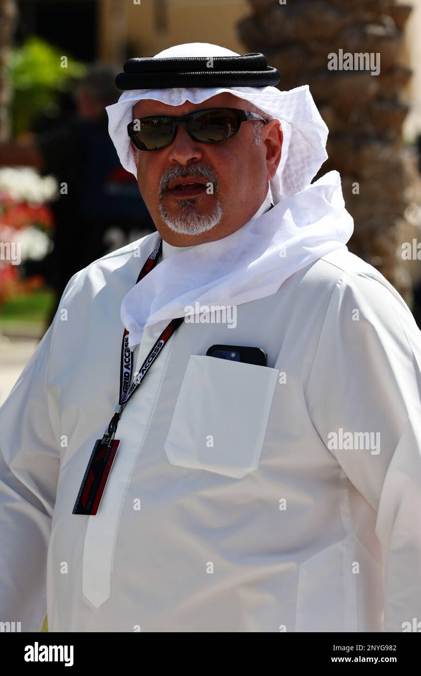 Sakhir, Bahrain. 02nd Mar, 2023. Crown Prince Shaikh Salman bin Isa Hamad Al Khalifa (BRN ...