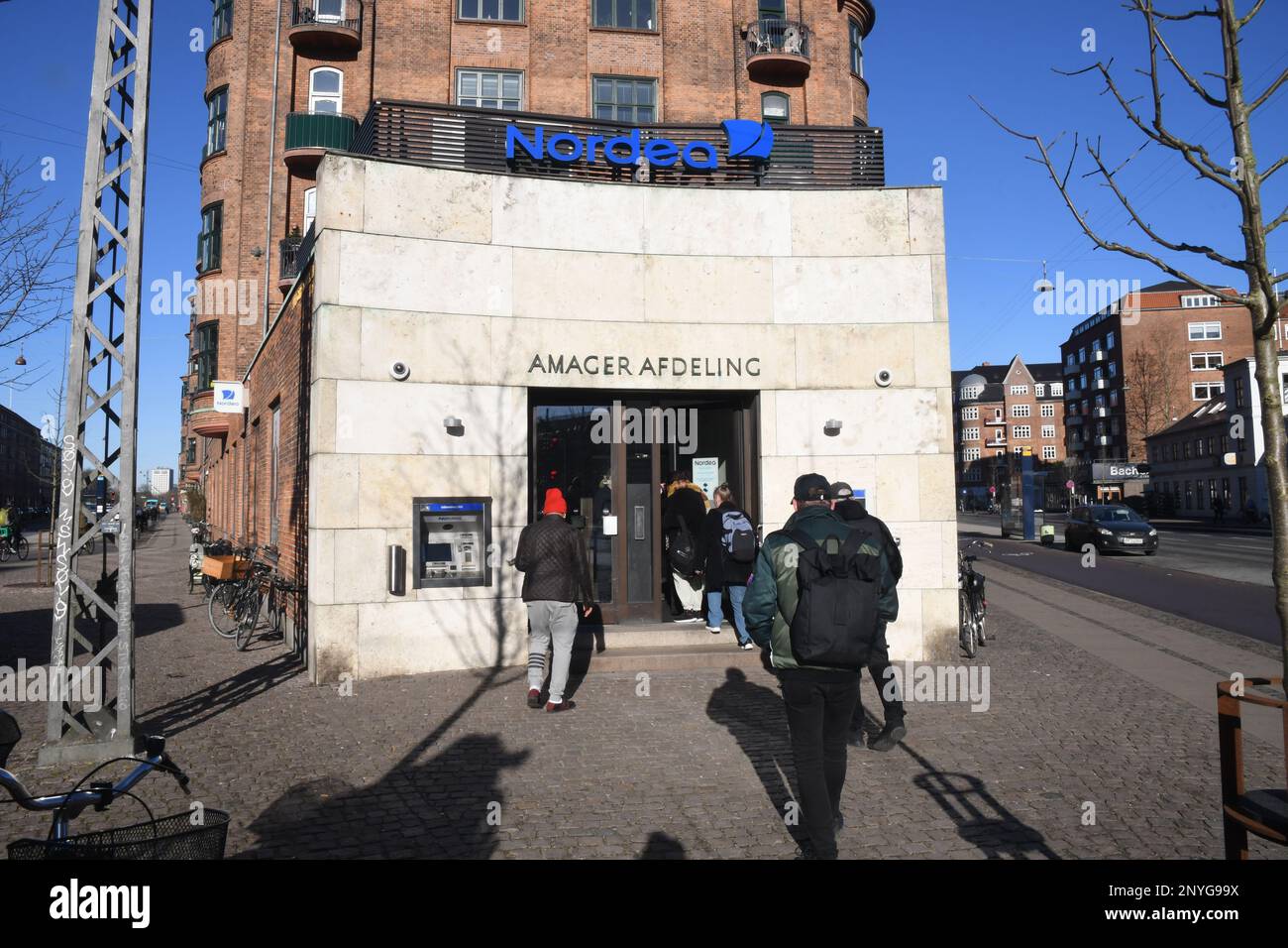 Copenhagen/Denmark/02 March 2023/ Nordea bank danish capital Copenhagen ...