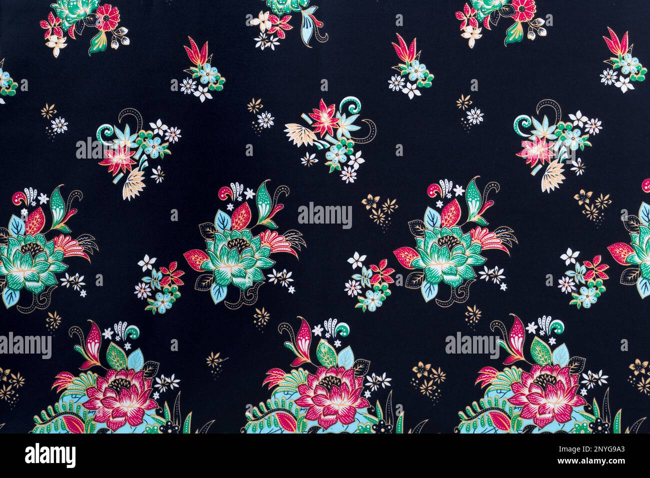 Batik flower hi-res stock photography and images - Alamy