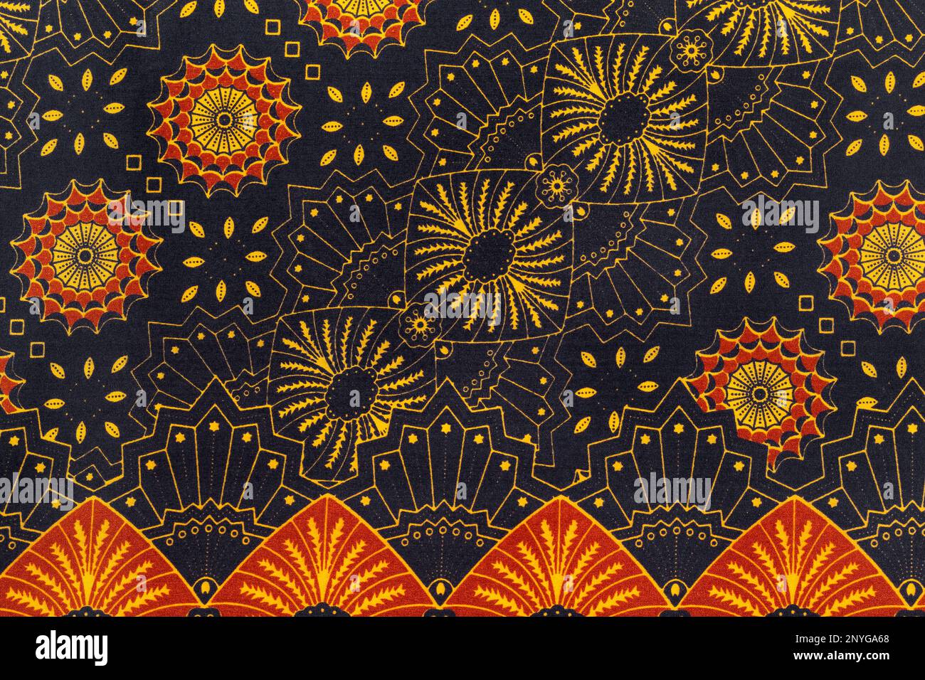 Traditional Batik Sarong Pattern Background Stock Photo - Alamy