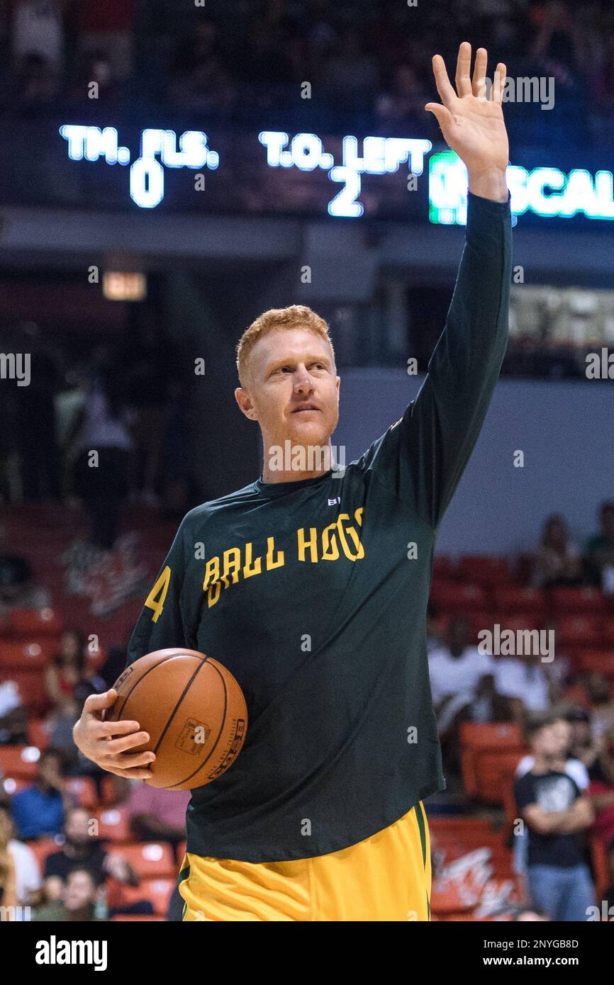 CHICAGO, IL - JULY 23: Ball Hogs captain Brian Scalabrine (24) during a ...