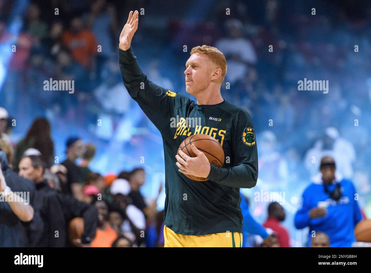 CHICAGO, IL - JULY 23: Ball Hogs captain Brian Scalabrine (24) during a ...