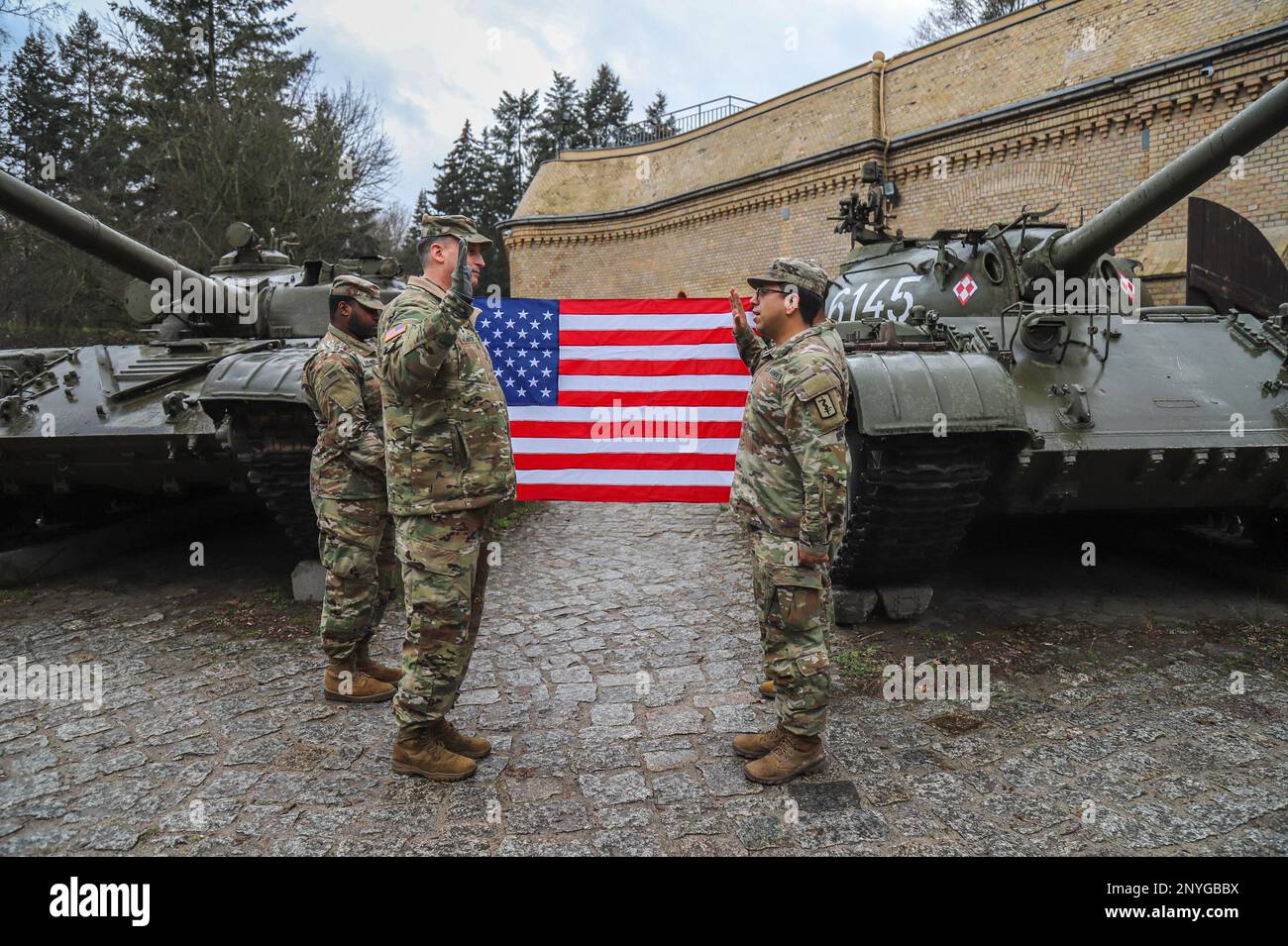 U.S. Army Maj. Gen. David B. Womack, deputy commanding general of ...