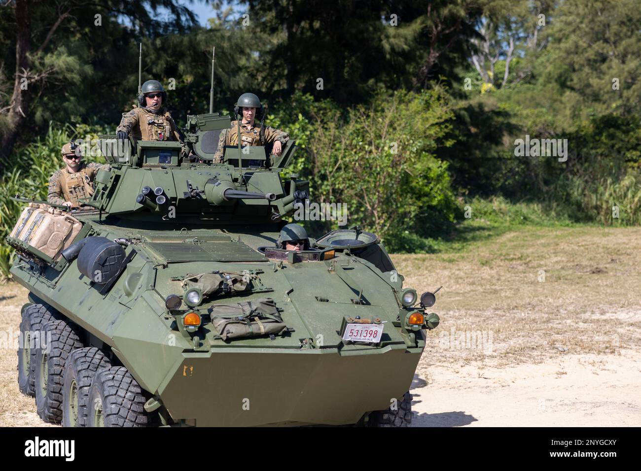 U.S. Marines with Battalion Landing Team 1/4, 31st Marine Expeditionary ...