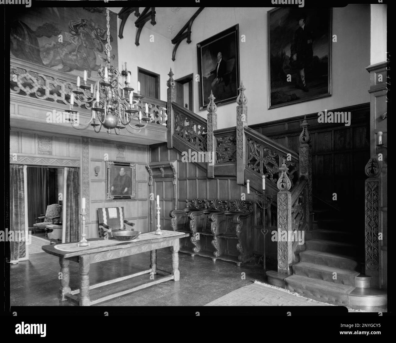 Virginia House, Great Hall, Richmond, Henrico County, Virginia ...
