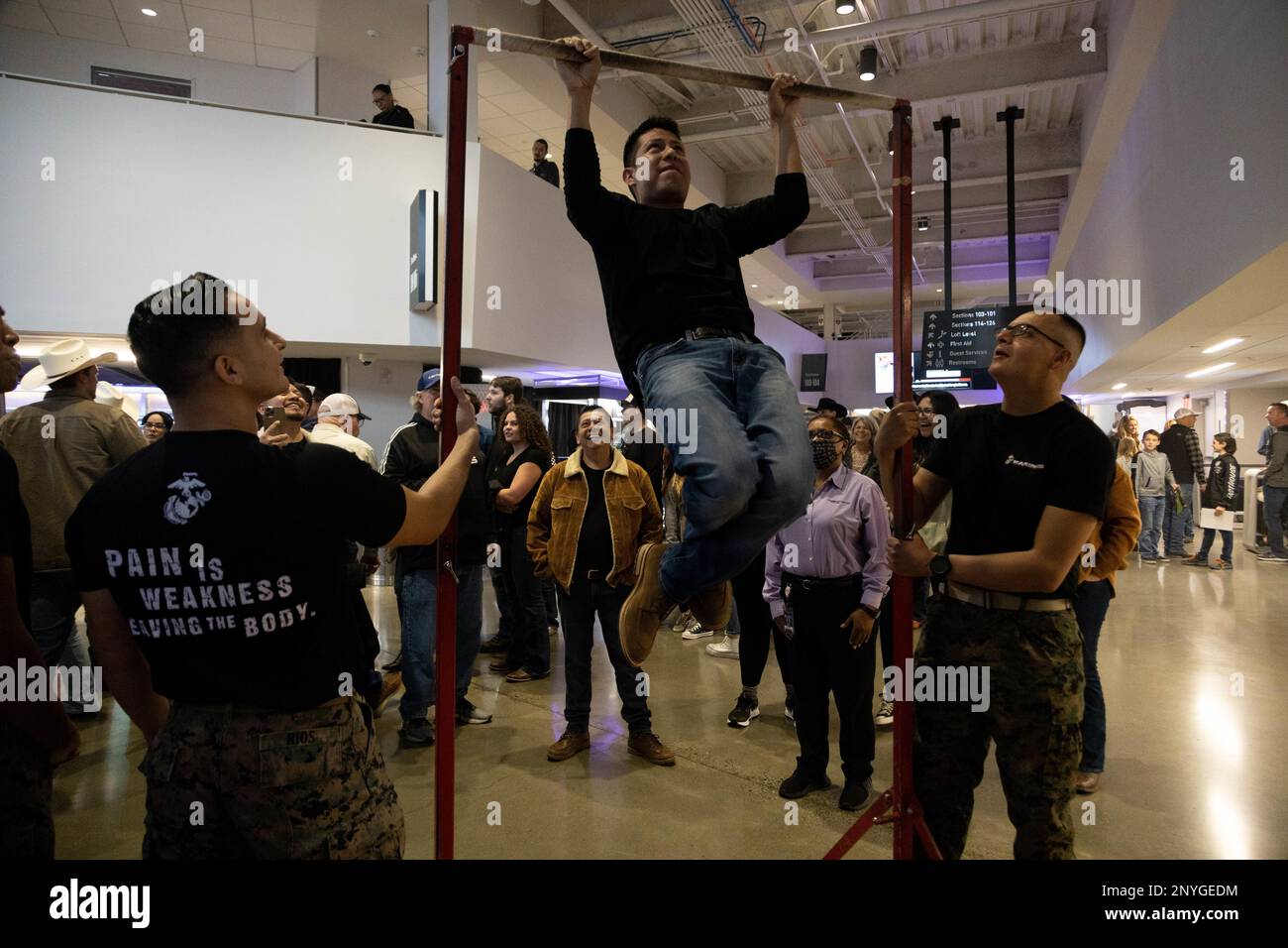 U.S. Marine Corps Sgt. Santiago Q. Rios, a recruiter with Recruiting ...