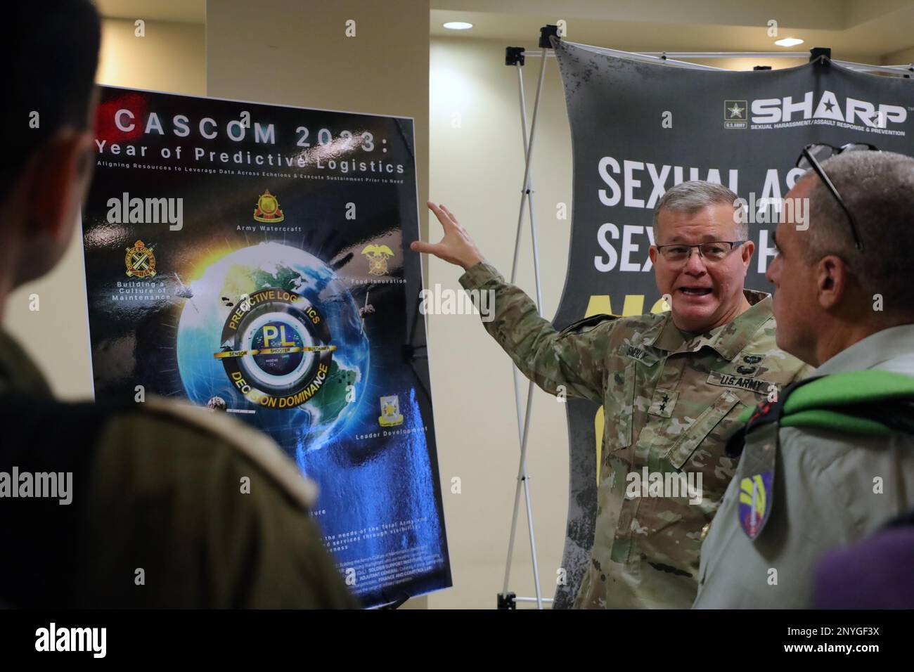 Maj. Gen. Mark T. Simerly, the U.S. Army Combined Arms Support Command ...