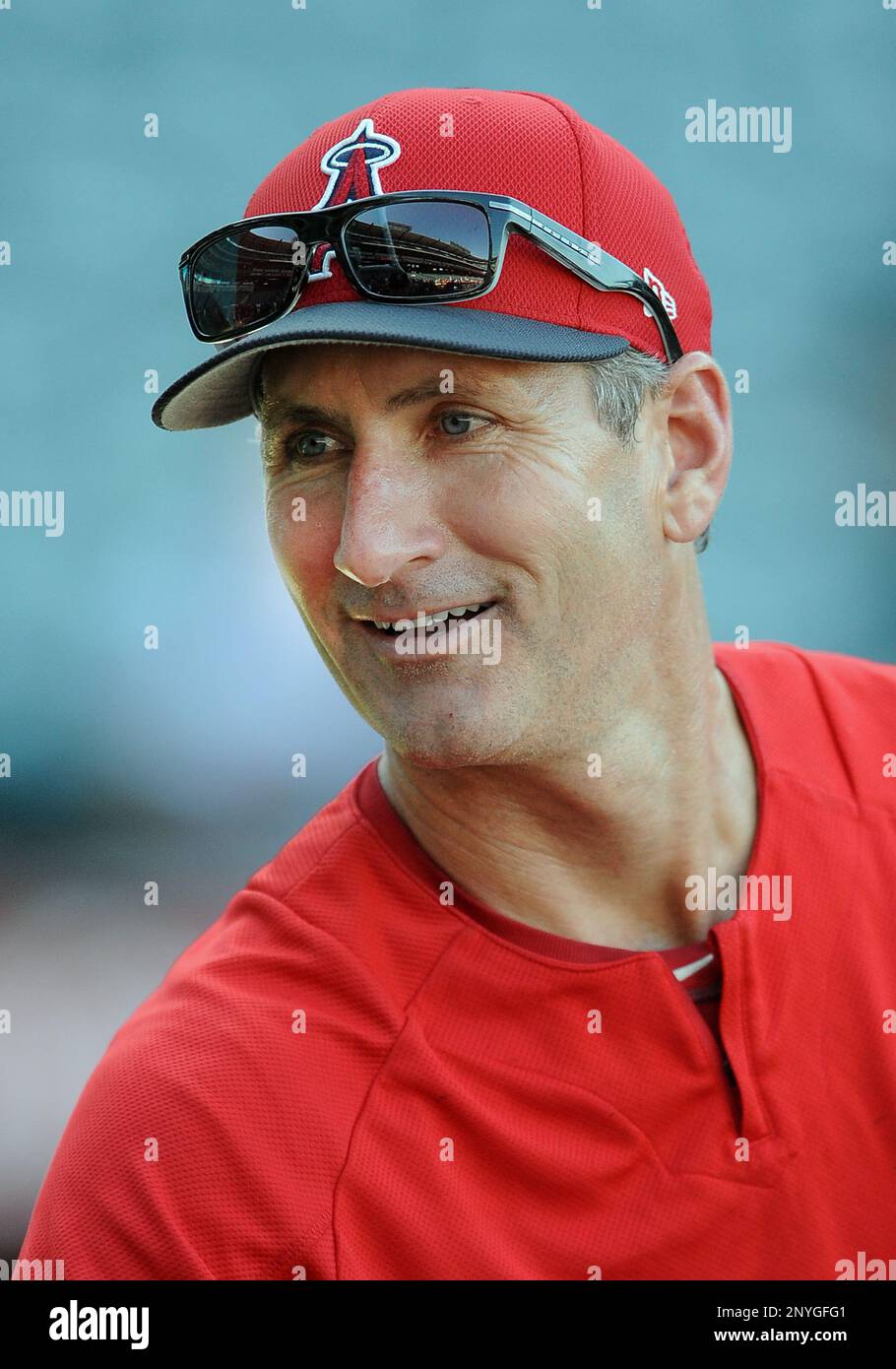 ANAHEIM, CA - JULY 21: Los Angeles Angels of Anaheim pitching coach ...