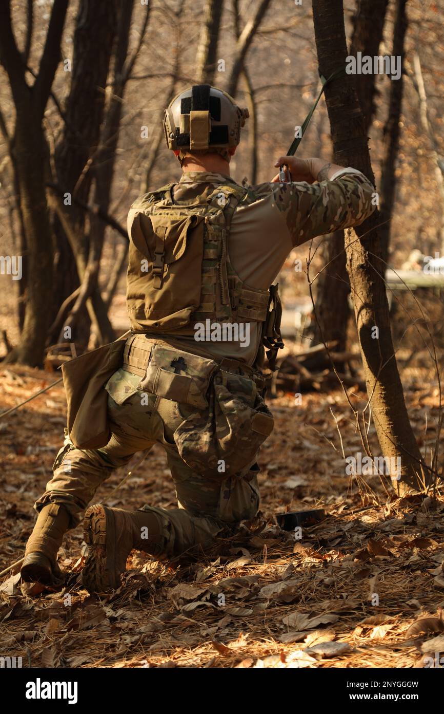 An Explosive Ordnance Disposal Specialist with 718th EOD Company, 23rd ...