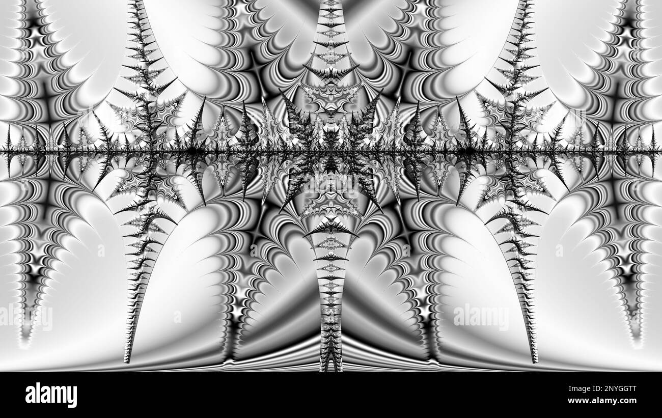Abstract Computer generated Fractal design. A fractal is a never-ending ...