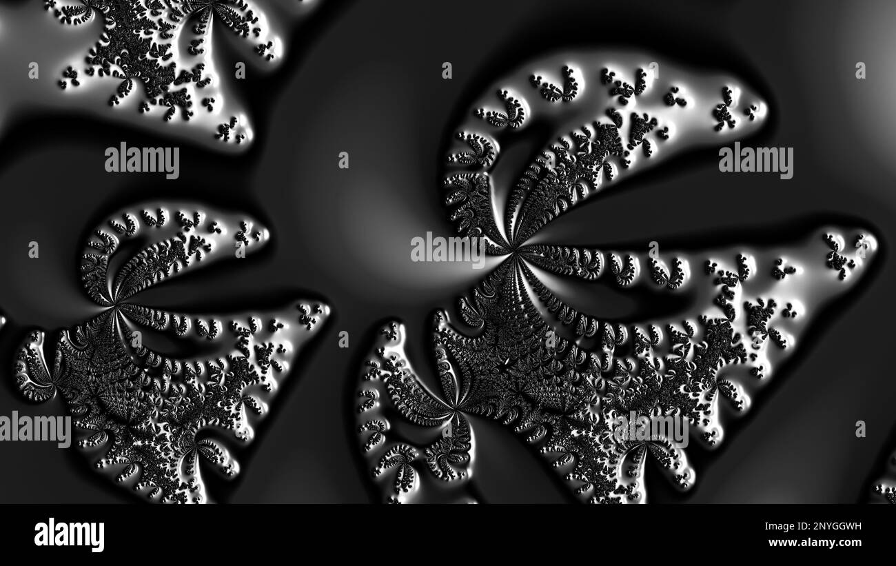 Abstract Computer generated Fractal design. A fractal is a never-ending ...