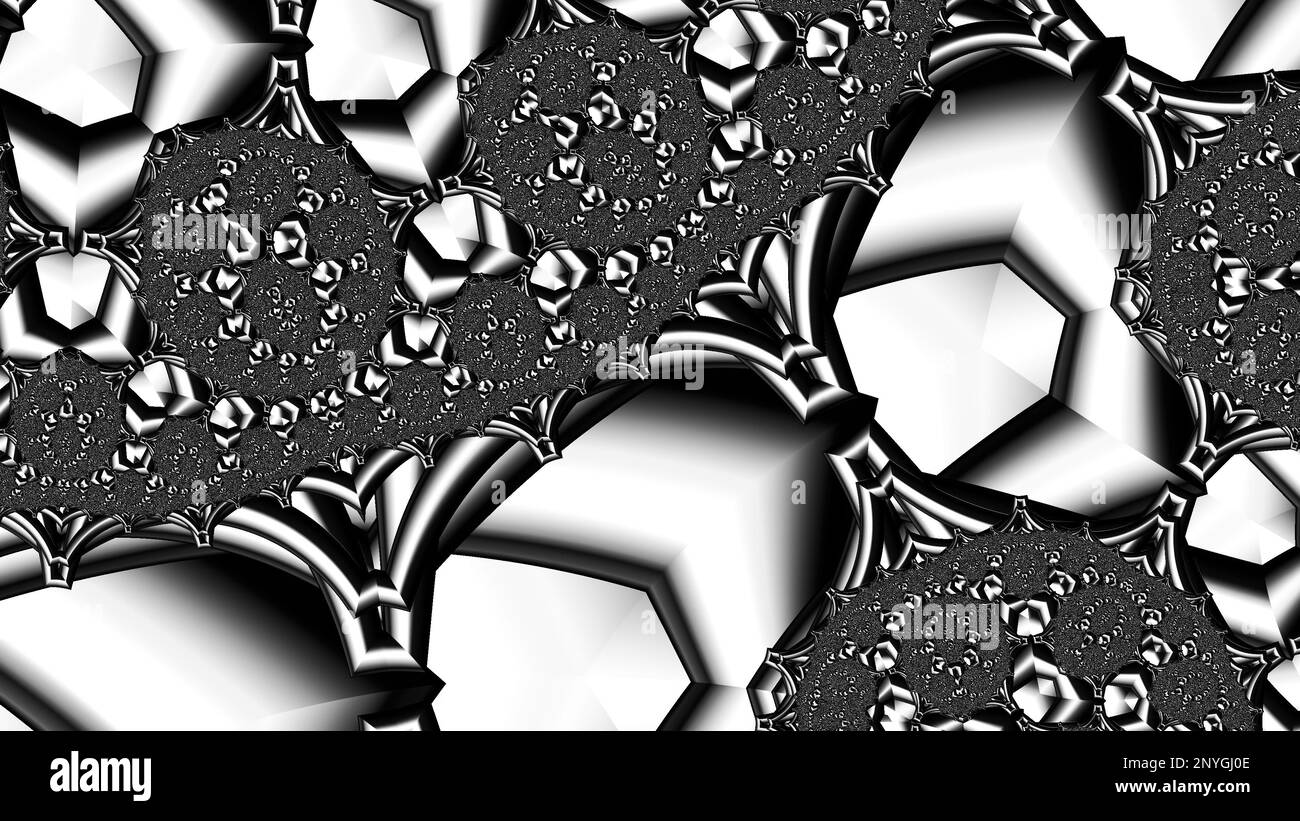 Abstract Computer generated Fractal design. A fractal is a never-ending ...