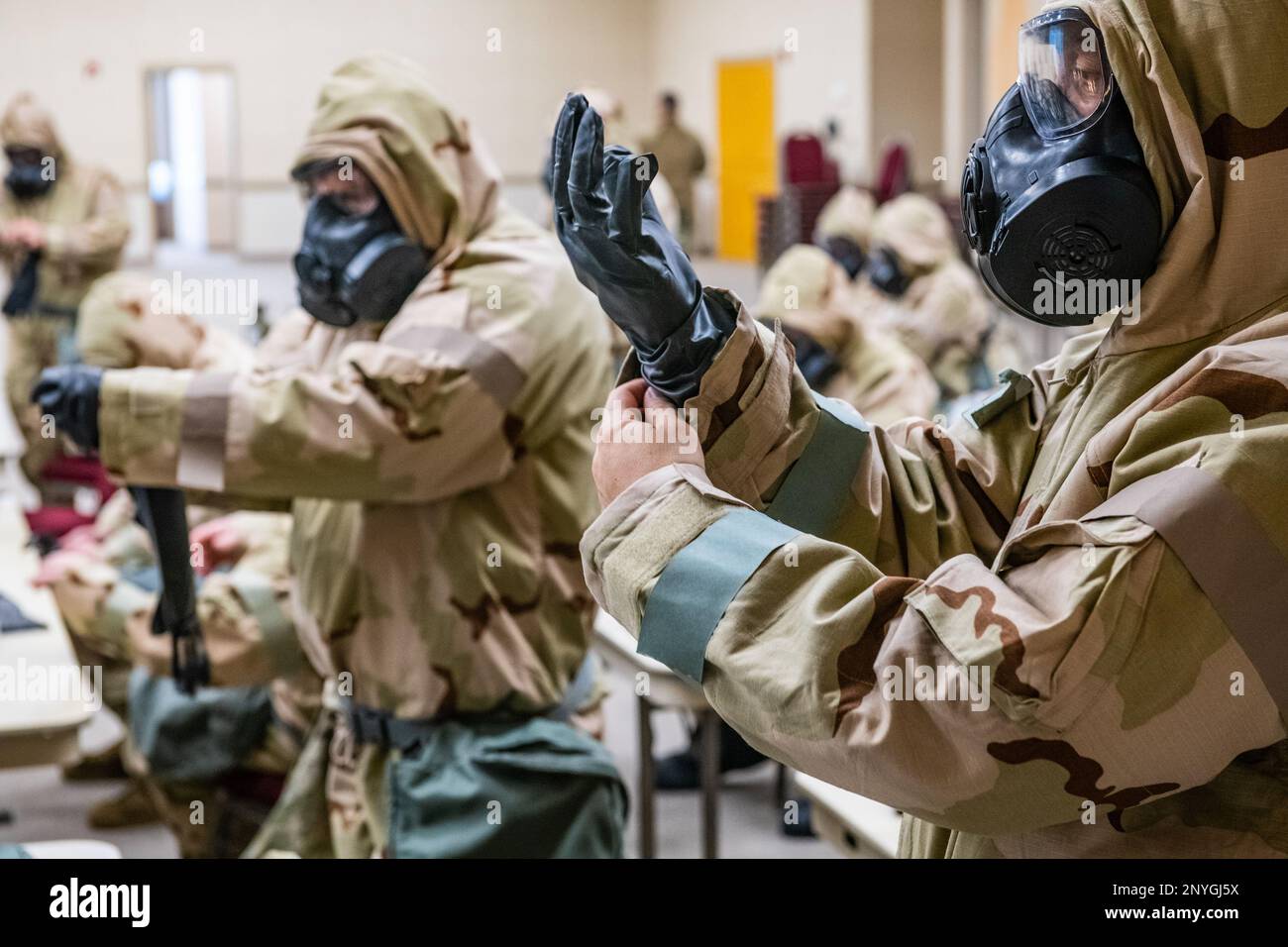 U.S. Air Force Airmen assigned to the 290th Joint Communications ...