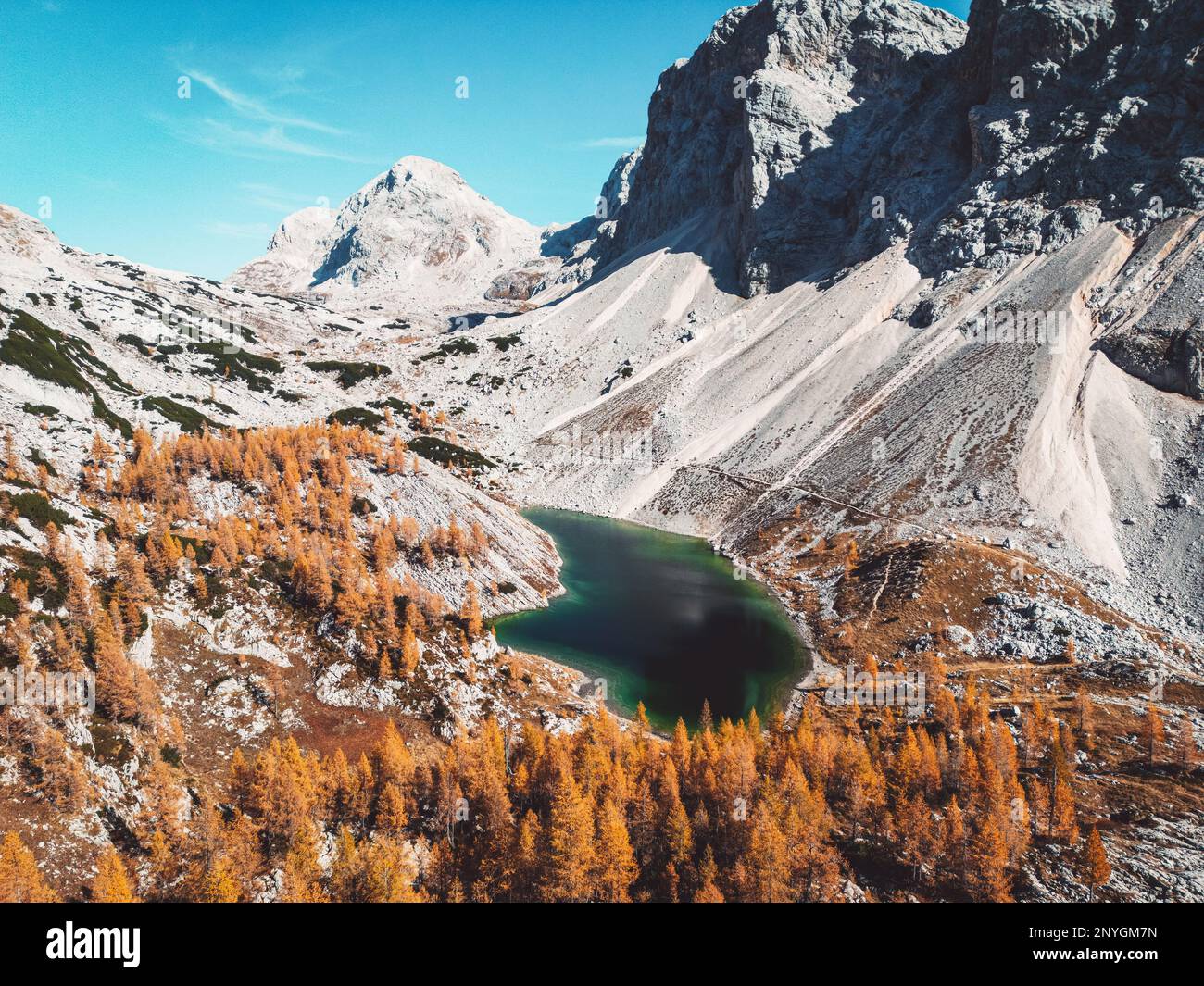 Triglav mountain lakes in the Triglav national park in Slovenia, Europe ...