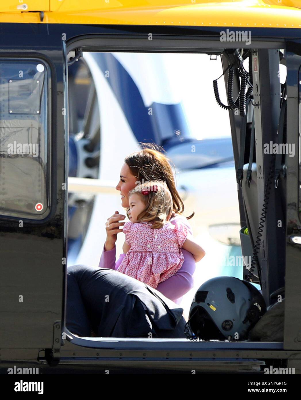 Britain's Kate, the Duchess of Cambridge and her daughter Princess ...