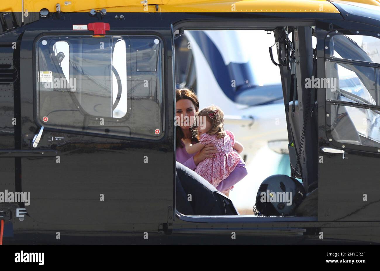 Britain's Kate, the Duchess of Cambridge and her daughter Princess ...
