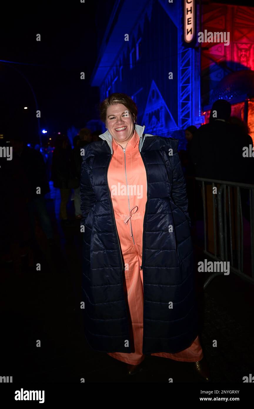 Gisa Flake bei der Medienboard Berlinale Party am Holzmarkt während der ...