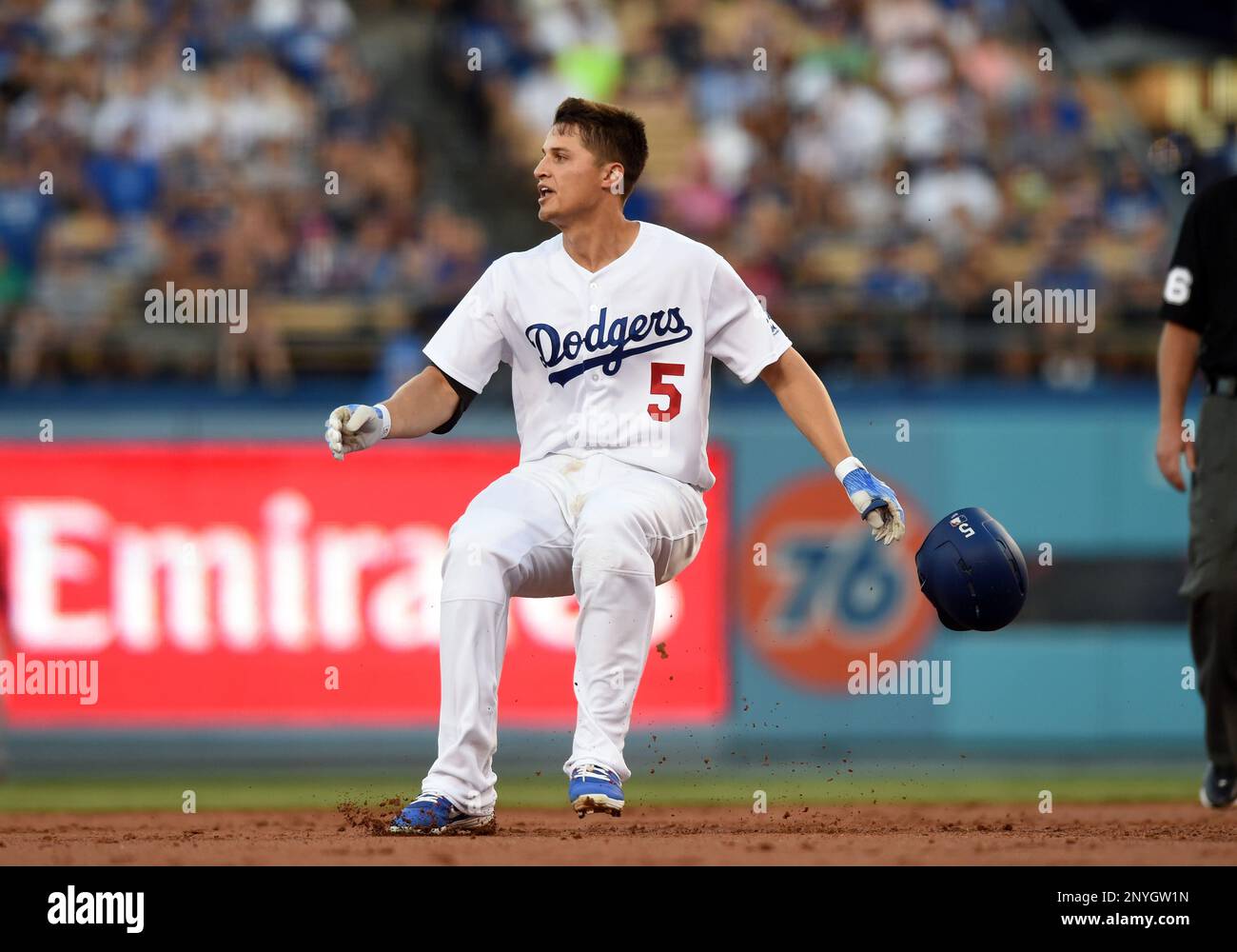 LOS ANGELES, CA - JULY 20: Los Angeles Dodgers Shortstop Corey Seager ...