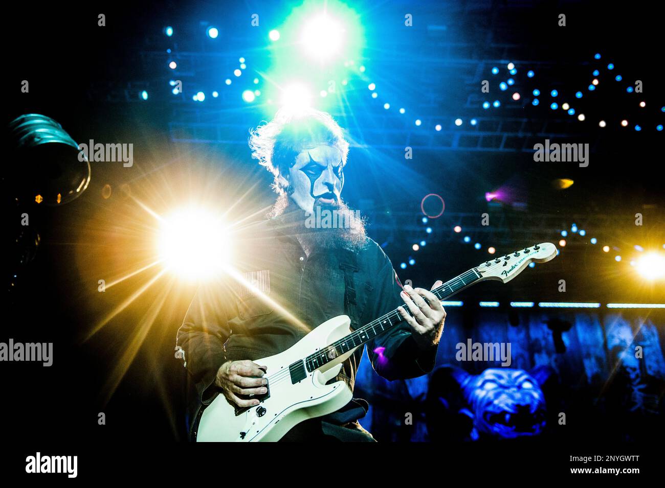 Jim Root of Slipknot performs during the Rock On The Range festival at ...