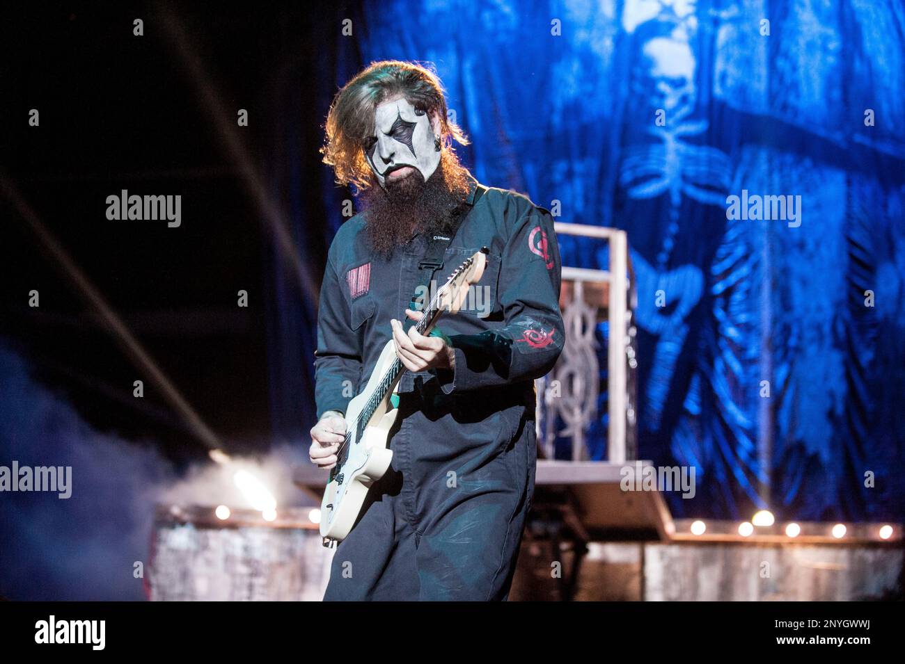 Jim Root of Slipknot performs during the Rock On The Range festival at ...