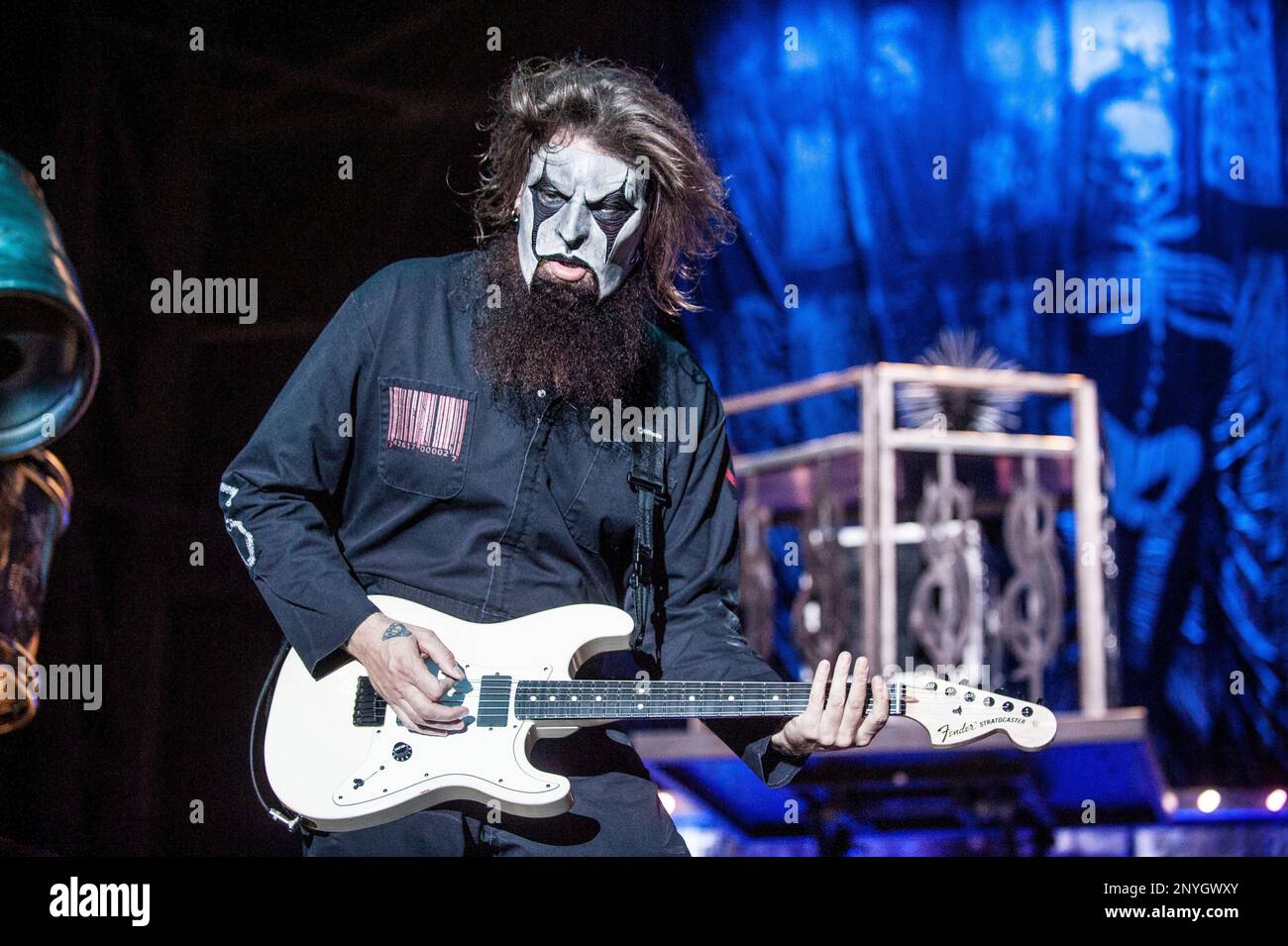 Jim Root of Slipknot performs during the Rock On The Range festival at ...