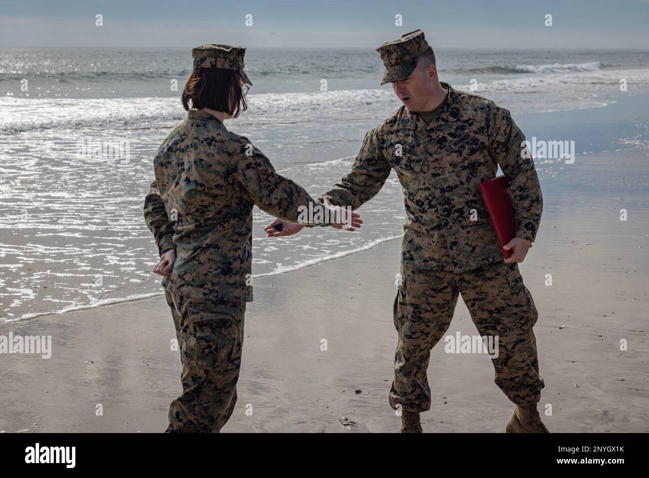 U.S. Marine Corps Sgt. Maj. Todd Colwell, division sergeant major of 2d ...