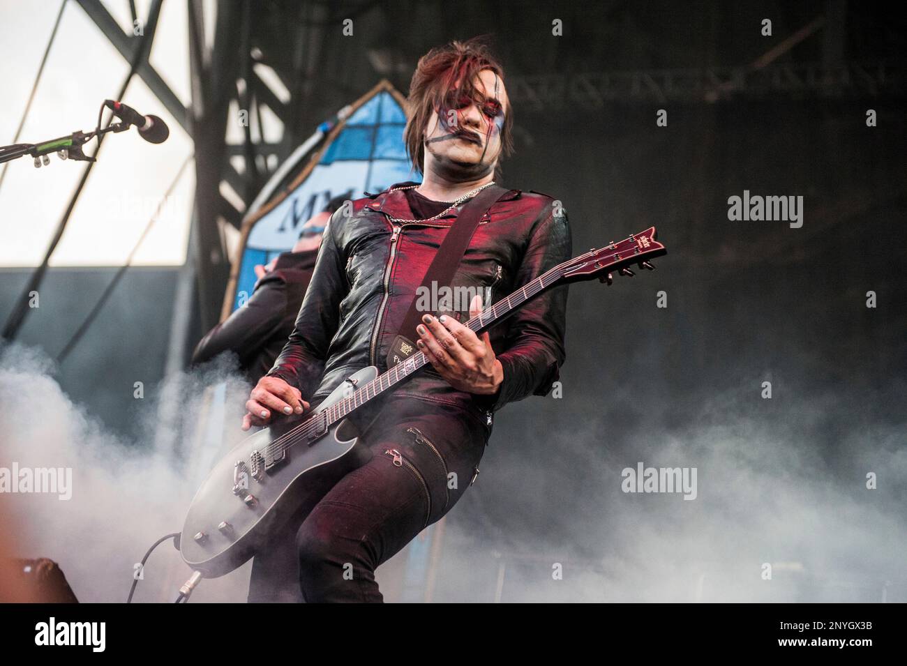 Paul Wiley of Marilyn Manson performs during the Rock On The Range ...